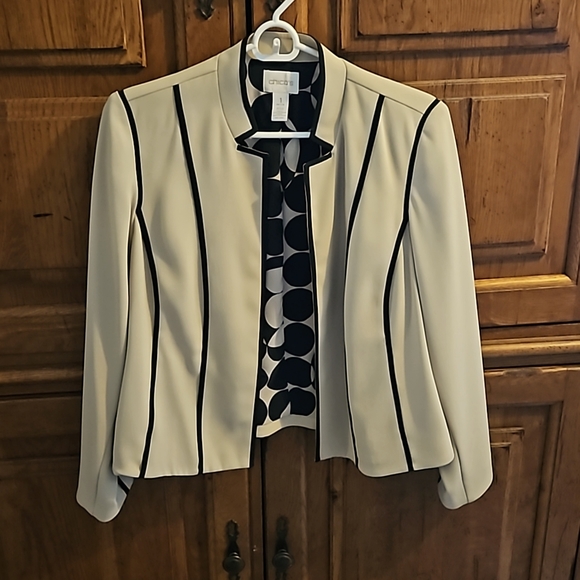 Chico's | Jackets & Coats | Chico Brand Ladiesjuniors Size Beige With ...